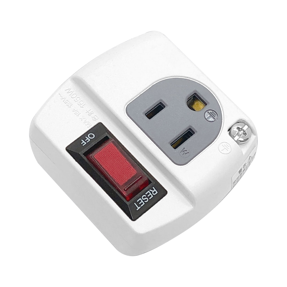 【威電】CB-3112 3轉2孔 1開1插 過載斷電 分接式插座(壁插 分接器)(1入組) - 全聯全電商