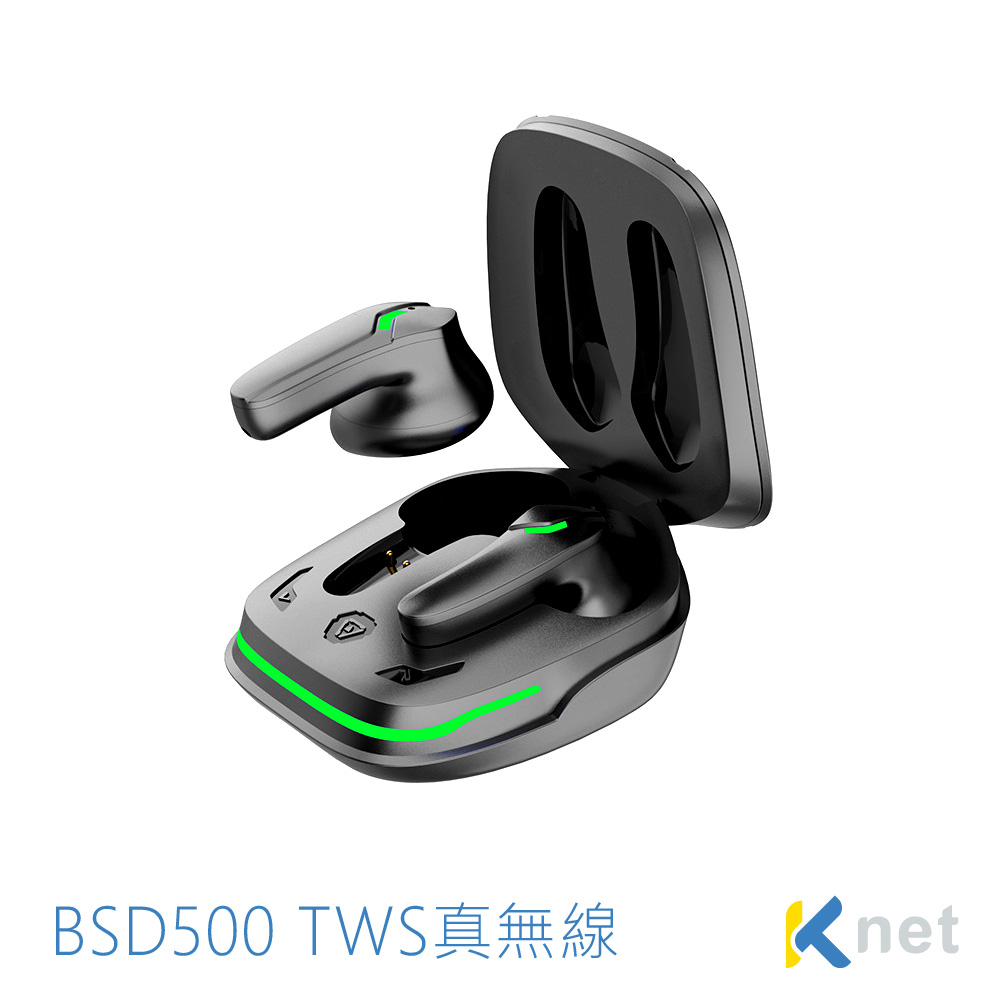 【KTNET 廣鐸】BSD500 TWS真無線ENC降噪藍牙雙耳機 黑 - 全聯全電商