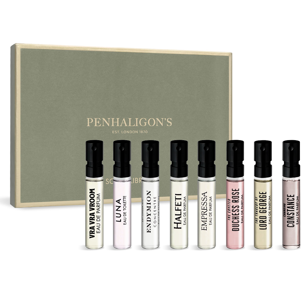 【PENHALIGON'S 潘海利根】香氛殿堂 氣味圖書館禮盒 Scent Library 2ml*8 新版(航空版) - 全聯全電商