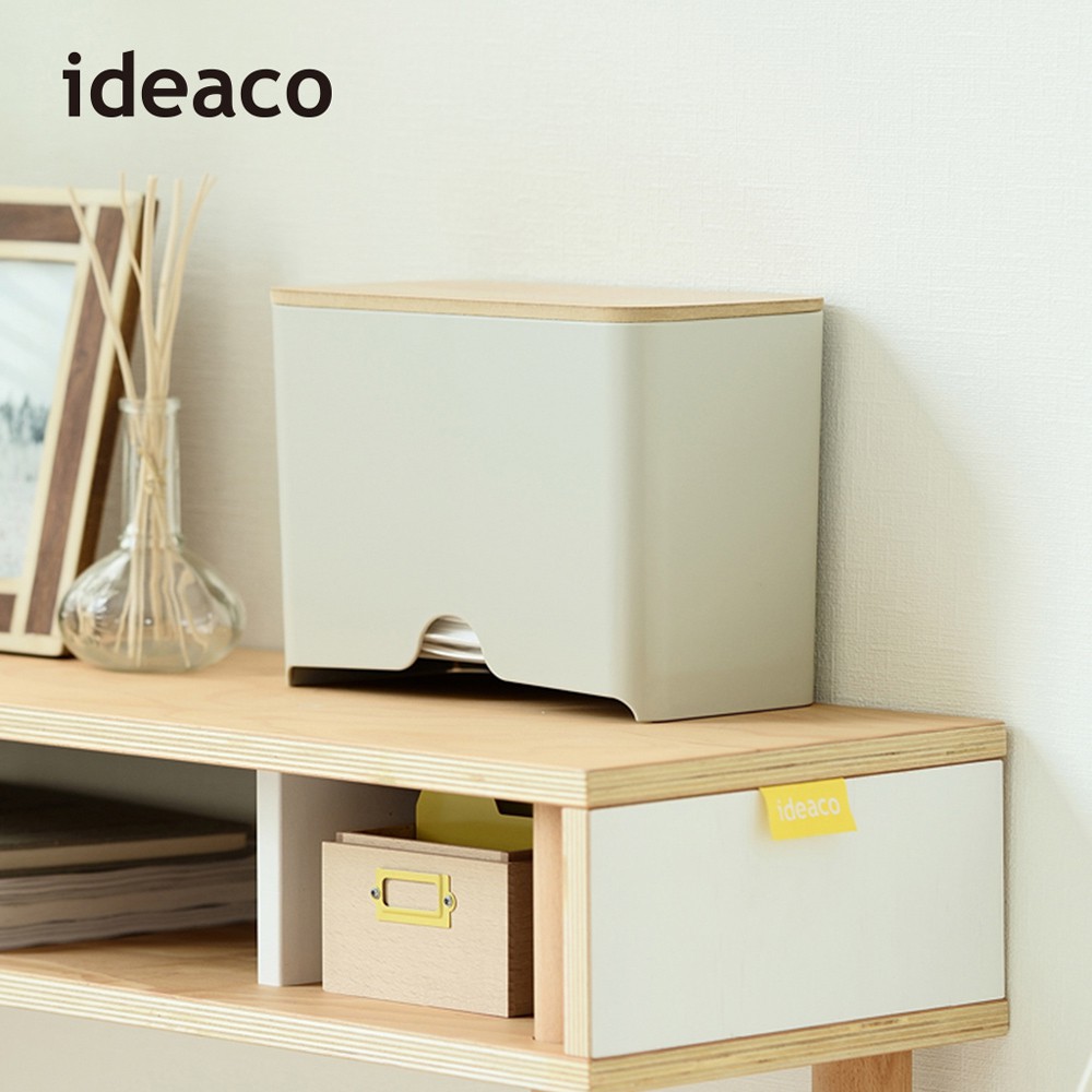 【日本ideaco】原木蓋口罩收納抽取盒-多色可選(整理/收納/家居) - 全聯全電商