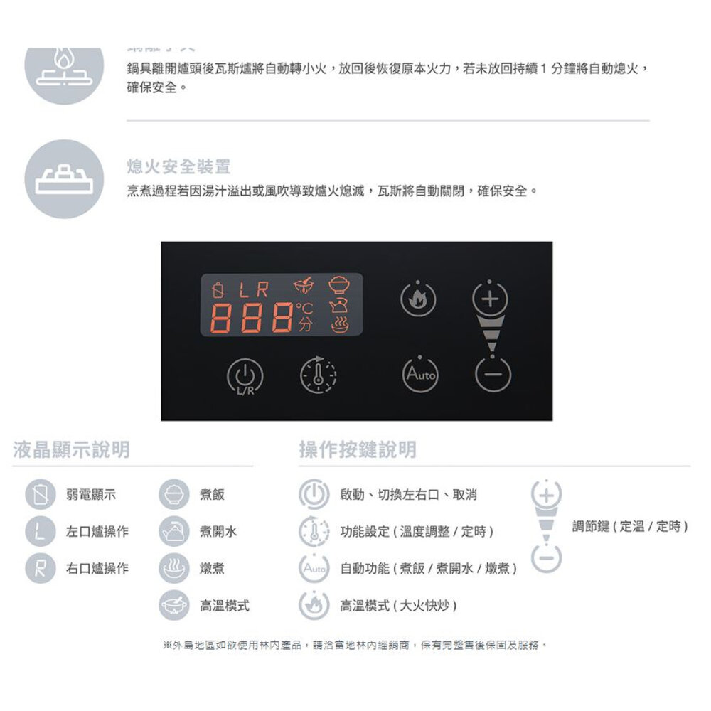 【Rinnai 林內】RB-A2660S 檯面式不銹鋼雙口爐 瓦斯爐 限定區域送基本安裝(型號：RB-A2660S) - 全聯全電商
