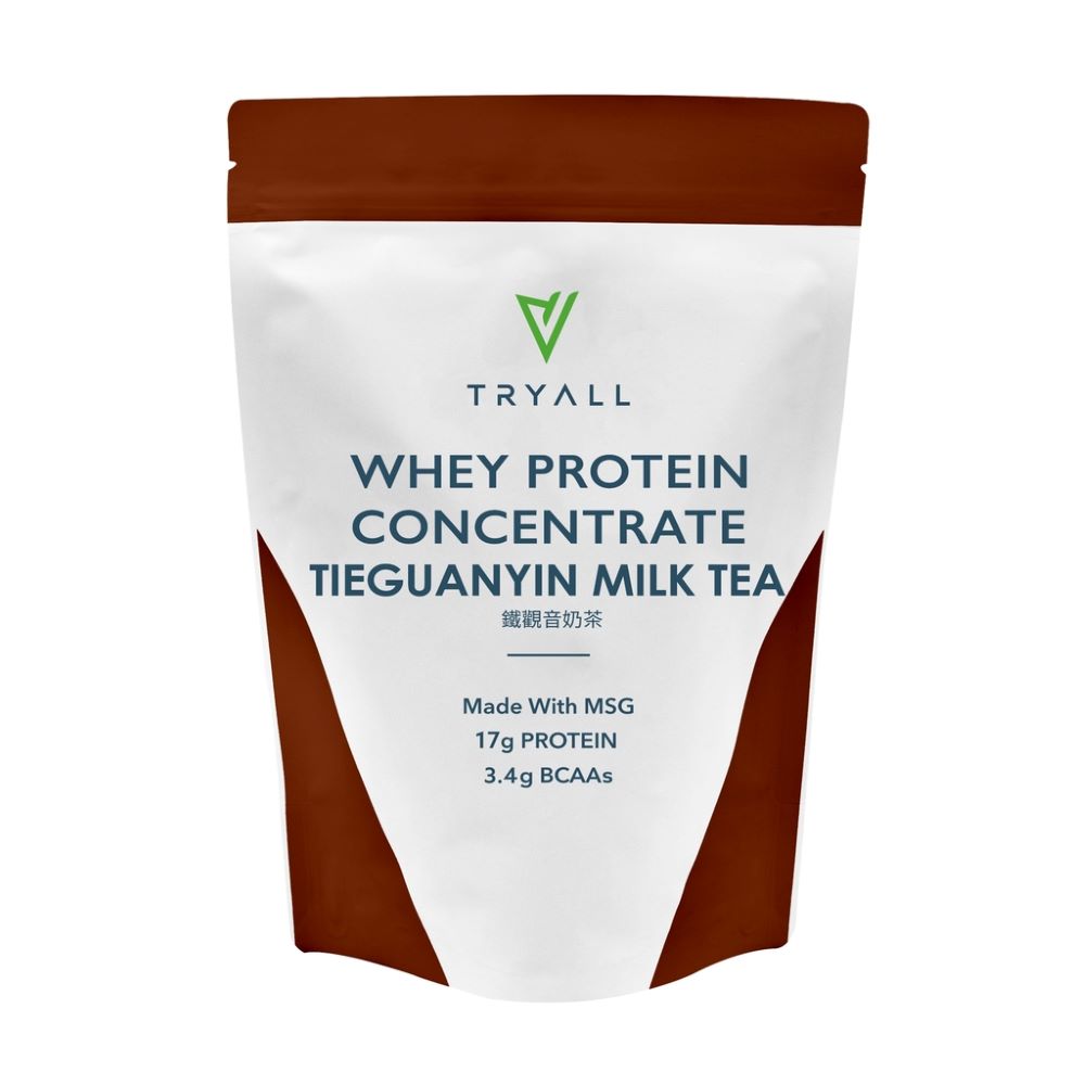 【Tryall】濃縮乳清蛋白(500g-鐵觀音奶茶) - 全聯線上購-隔日達平台