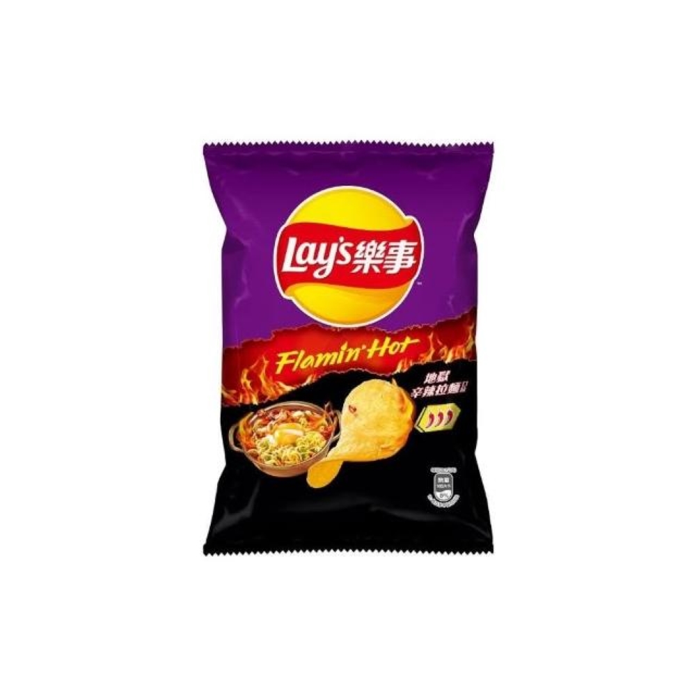 【LAY'S 樂事】韓式濃郁辛辣拉麵口味洋芋片(85G/新舊包裝隨機出貨) - 全聯全電商