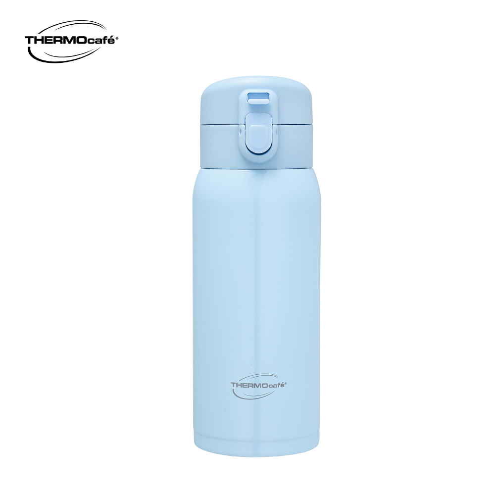 【THERMOcafe凱菲】不鏽鋼真空保溫瓶藍色(350ml) - 全聯線上購-隔日達平台
