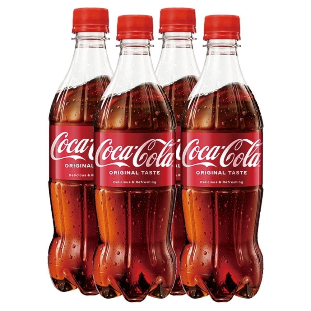【Coca Cola 可口可樂】寶特瓶 600ml (4入) - 全聯線上購-隔日達平台