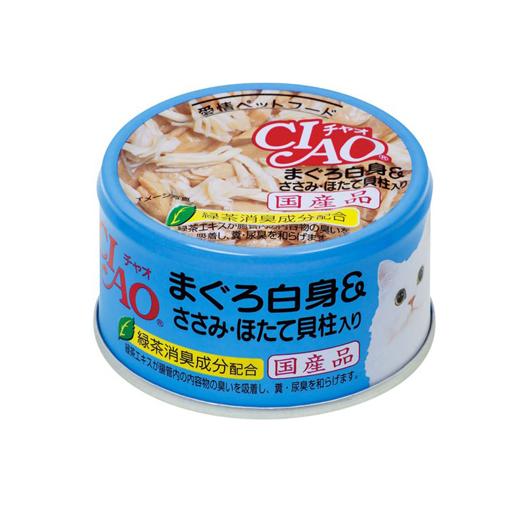 【CIAO】貓用罐-鮪魚&干貝(85g) - 全聯全電商