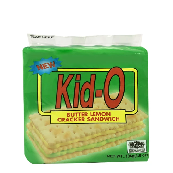 【KID-O】三明治餅乾-檸檬口味(136g) - 全聯全電商