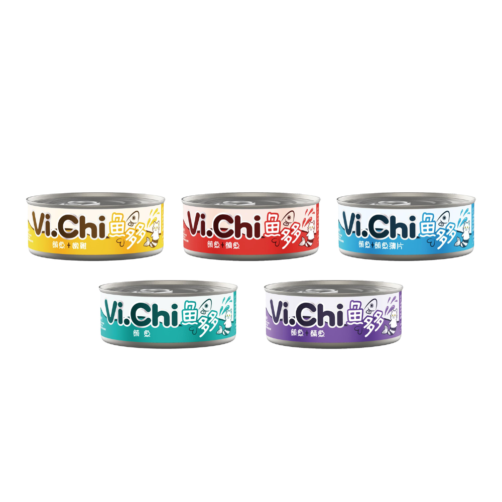 【Vi.Chi 維齊】魚多多貓餐罐 80g(*24入組 (下單數量2+贈神仙磚一個)) - 全聯全電商