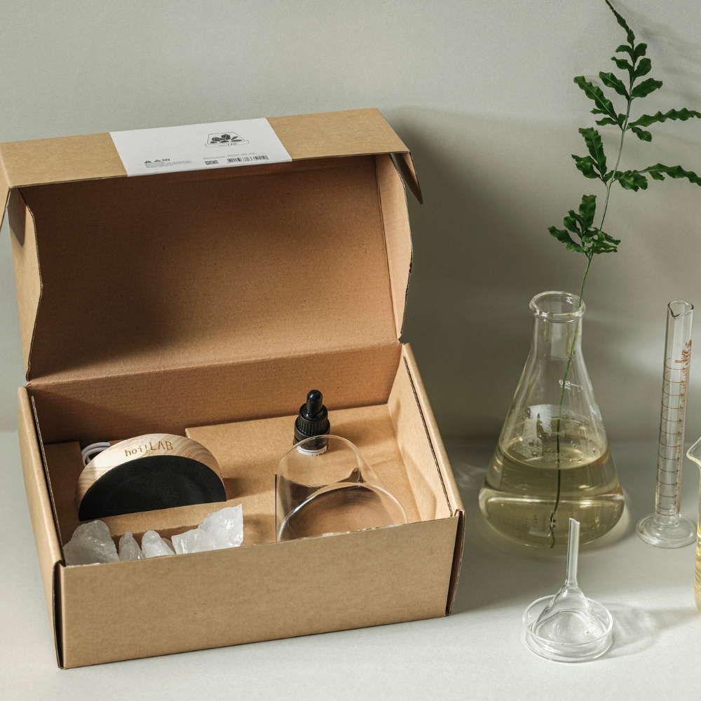 【hoi!LAB】富士水晶擴香燈+台灣茶香氛精油20ML(組合/任選/居家香氛/辦公室小物/交換禮物) - 全聯全電商