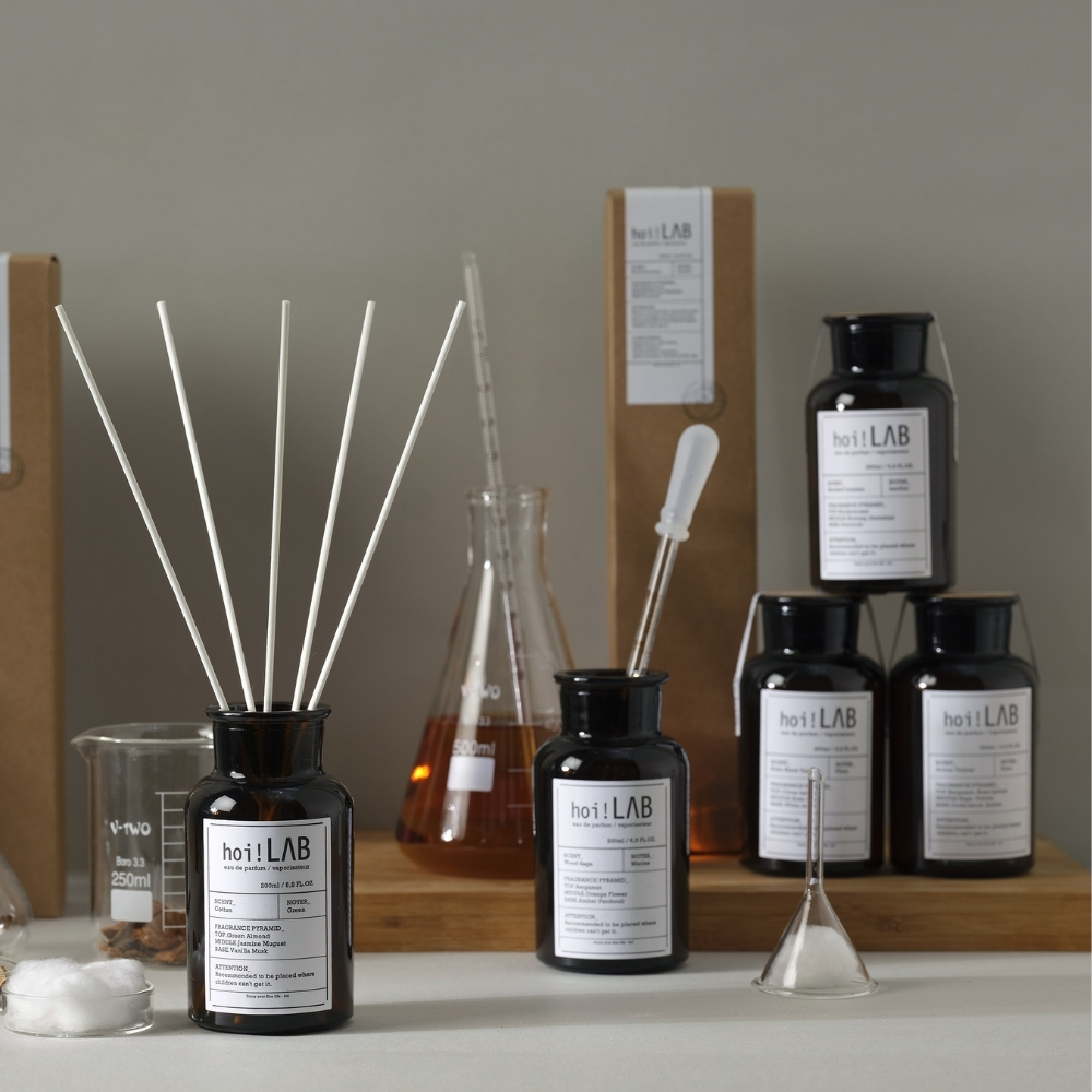 【hoi! LAB】實驗室經典 精油擴香200ml(居家香氛/辦公室小物/交換禮物) - 全聯全電商