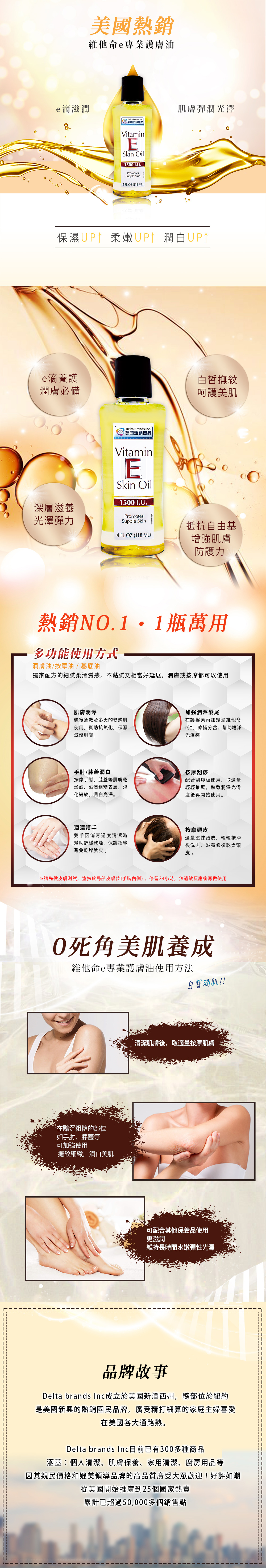 【Personal Care】維他命E護膚油(118ml*2入) - 全聯全電商