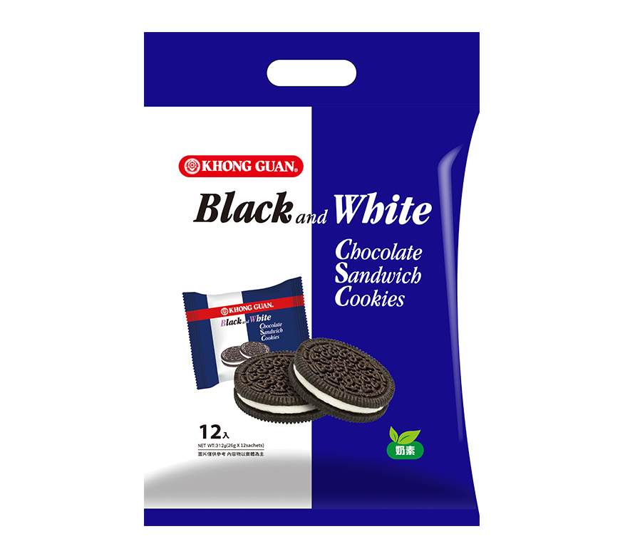 【廣吉】羅達利黑餅(312g(26g*12包)) - 全聯全電商