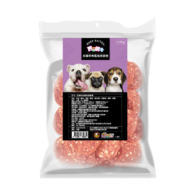 【寶貝餌子】犬用463B炙燒羊肉風味燕麥餅(420g) - 全聯全電商
