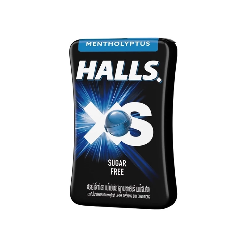 【HALLS】XS無糖迷你薄荷風味糖酷爽薄荷口味(12g) - 全聯全電商